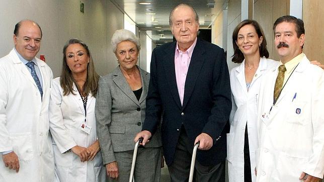 El Rey recibe el alta hospitalaria