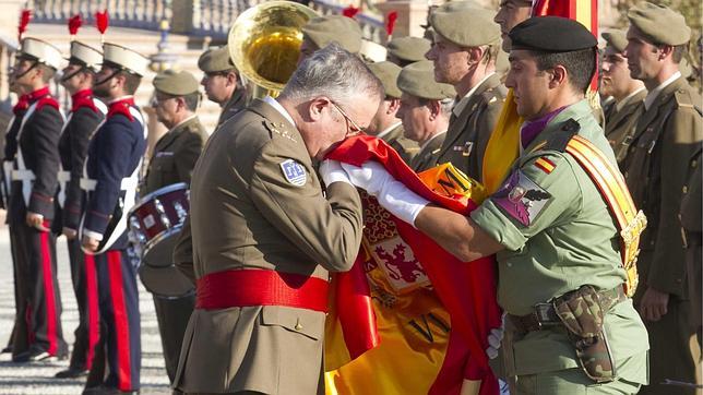 Virgilio Sañudo se despidió ayer como jefe de la Fuerza Terrestre