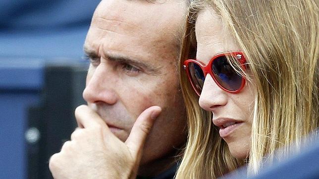 Martina Klein y Álex Corretja, amor en el tenis