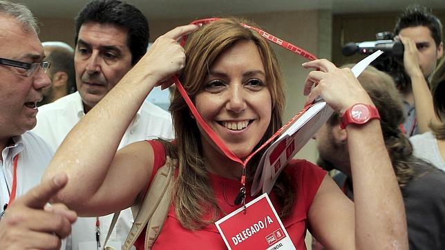Susana Díaz, la nueva secretaria general del PSOE sevillano