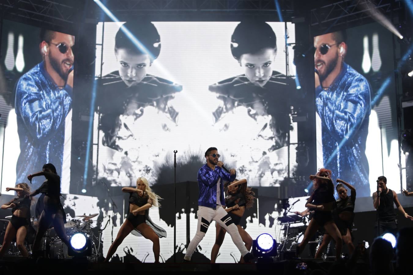 Las mejores imágenes del concierto de Maluma en el Auditorio Rocío Jurado