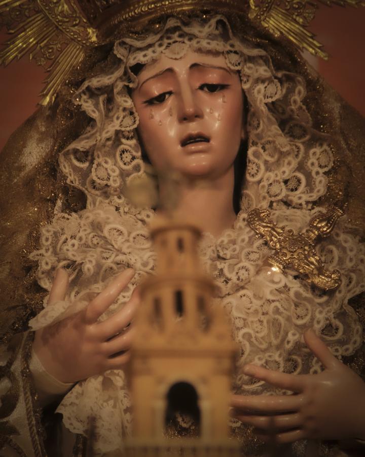 El altar de Santa Justa en la capilla de la Estrella