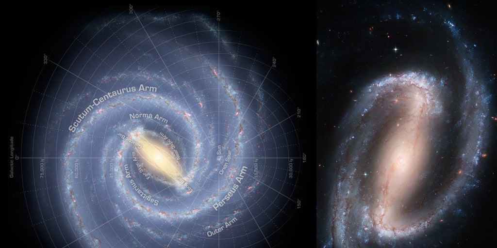 ¿Y si la Vía Láctea no tiene la forma que pensábamos?