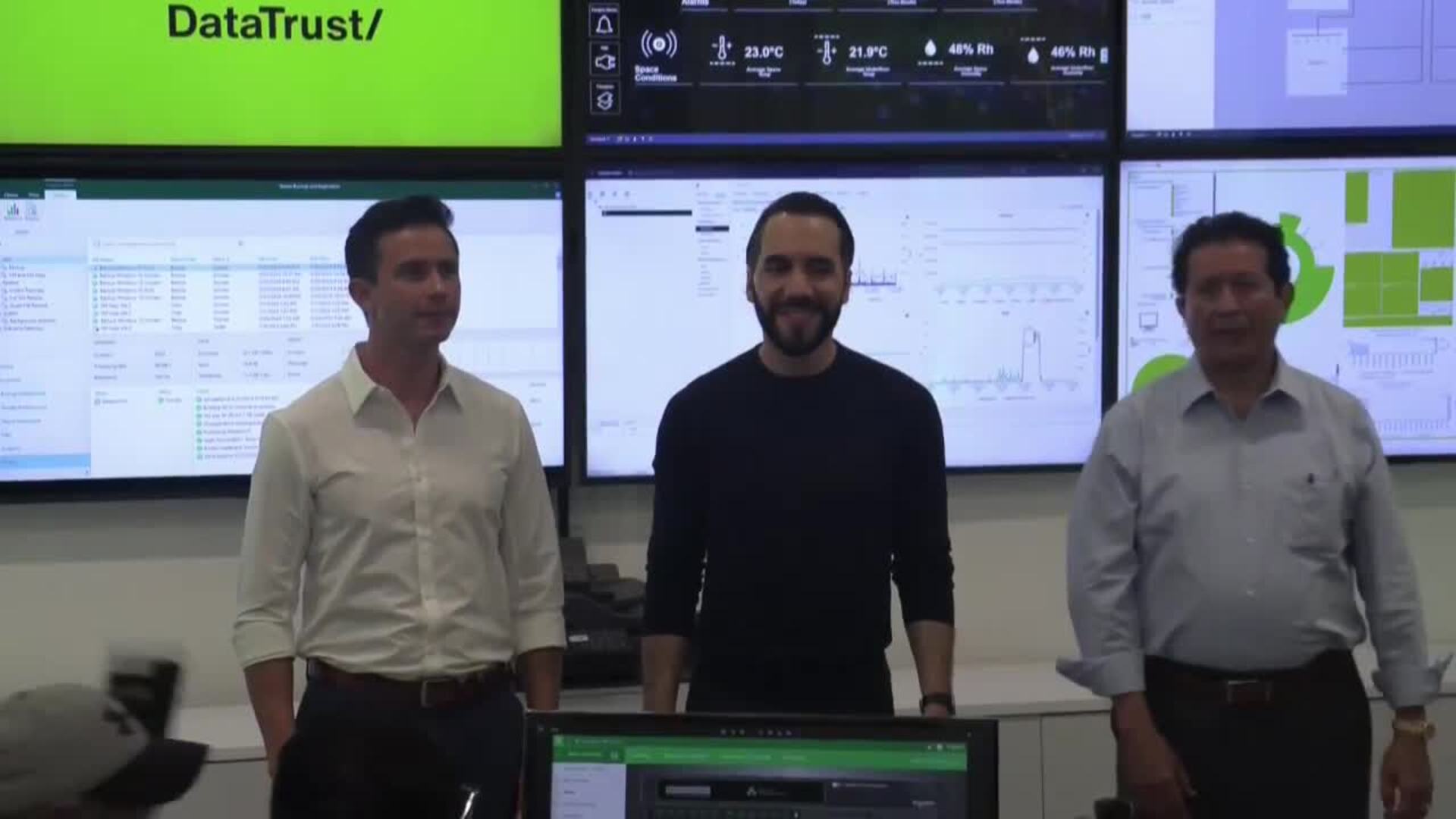 Bukele inaugura el DataTrust, primer centro de datos comercial de El Salvador