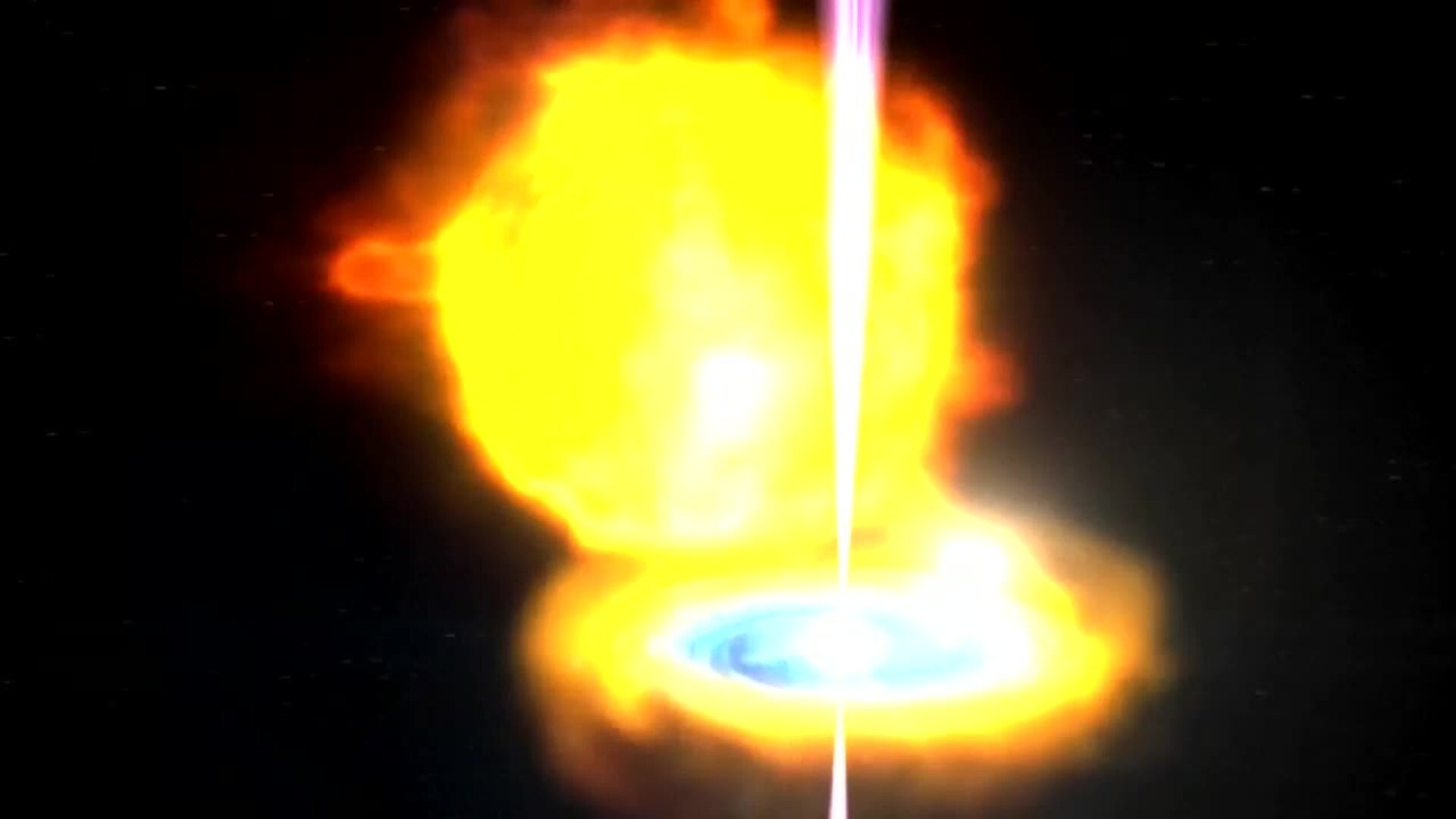 Científicos chinos descubren un raro púlsar de milisegundo eclipsado por compañero estelar