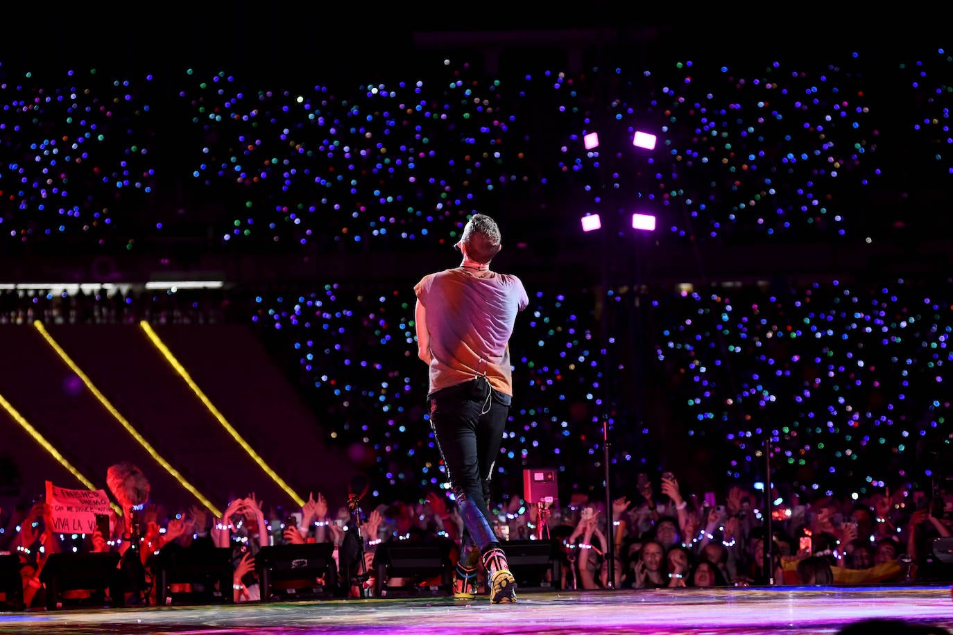 Las mejores imágenes del concierto de Coldplay en Barcelona