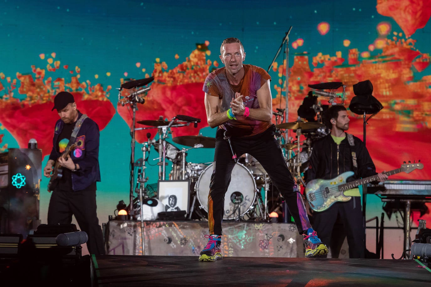 Las mejores imágenes del concierto de Coldplay en Barcelona