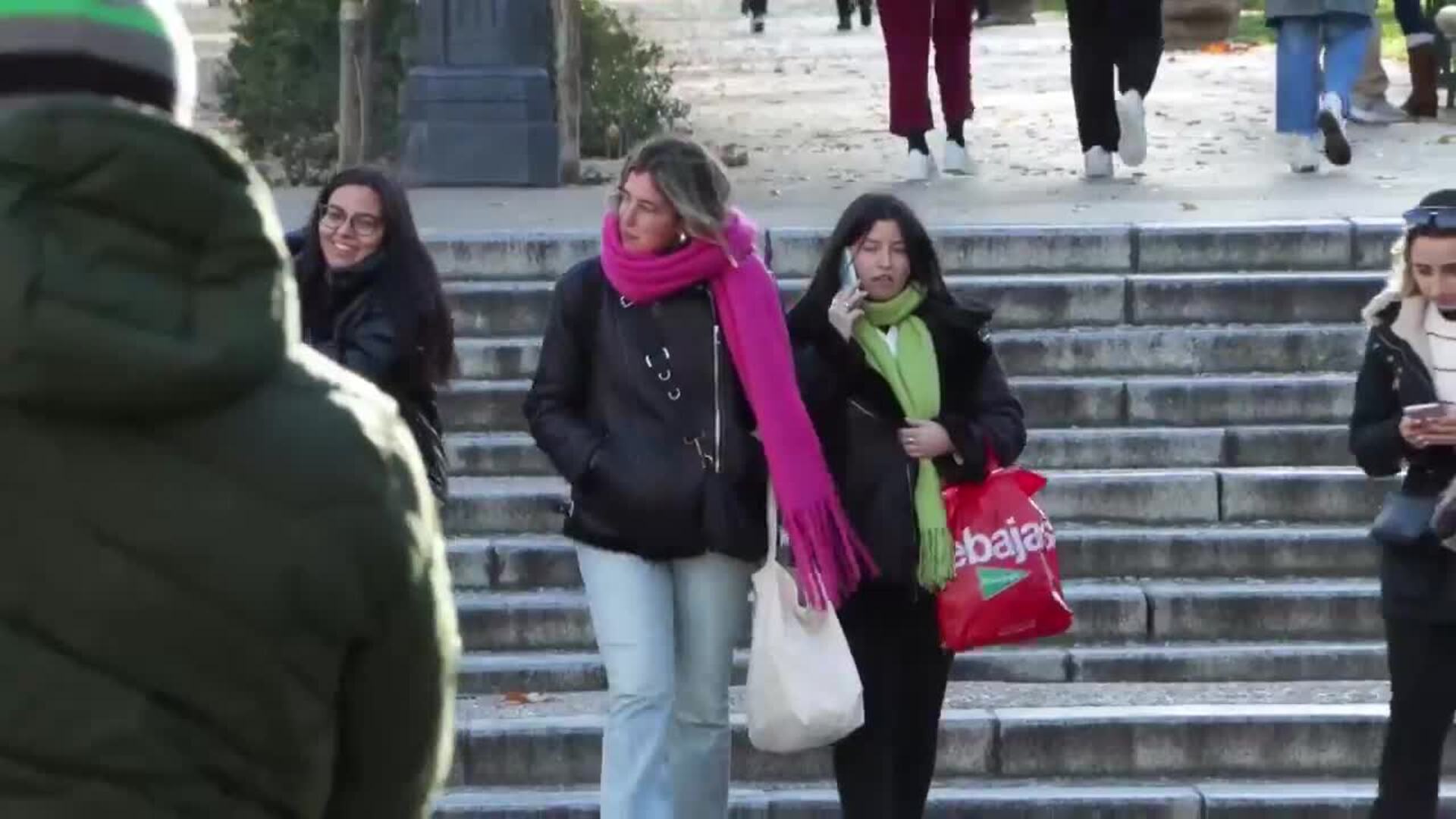 Día fresco y soleado en Madrid