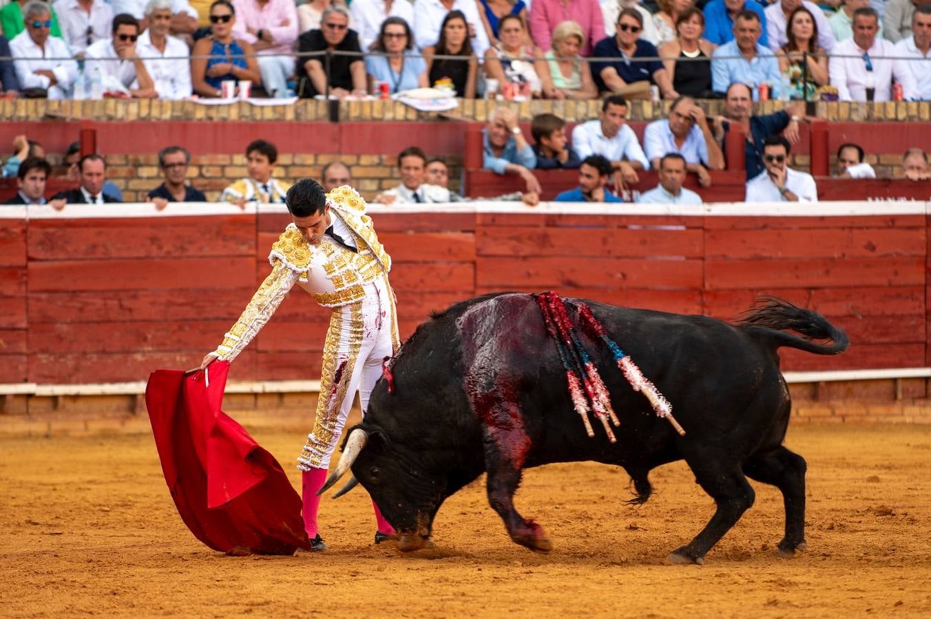 La corrida de Talavante, Ortega y Roca Rey de las Colombinas, en imágenes