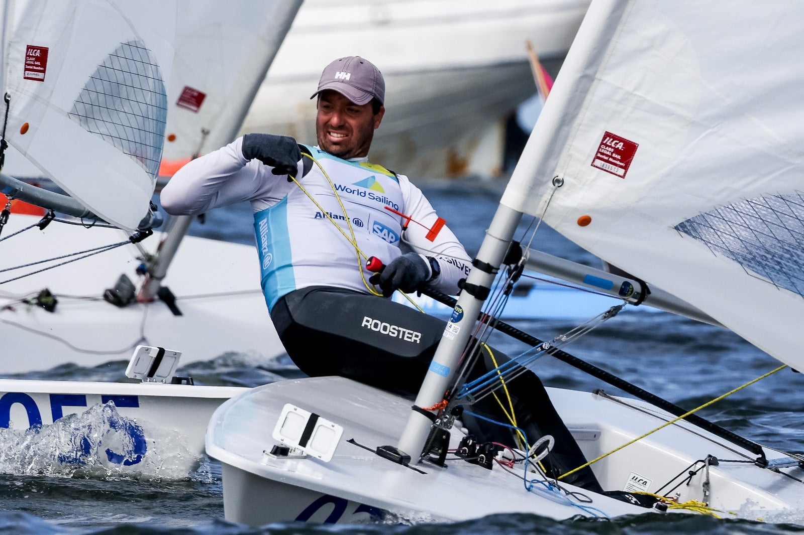 Joaquín Blanco finalizó octavo en la Medal Race de ILCA 7