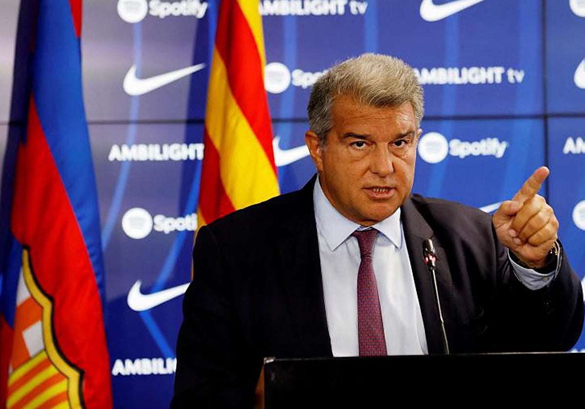 Joan Laporta: «Lo que pasó en el Bernabéu fue una vergüenza»
