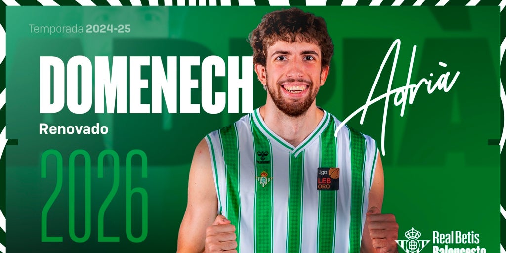 Domènech se suma a Pablo Marín en el capítulo de renovaciones