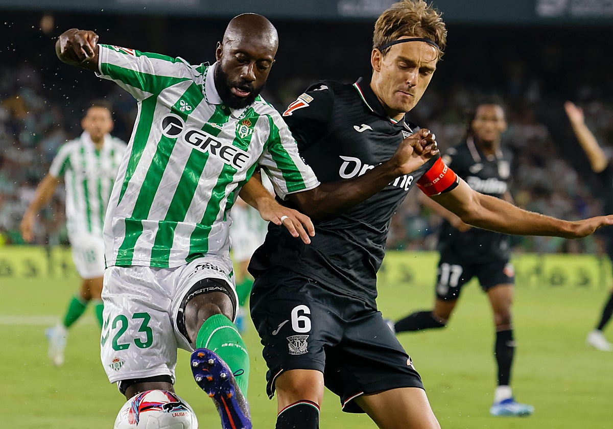 Betis - Leganés, las estadísticas del partido