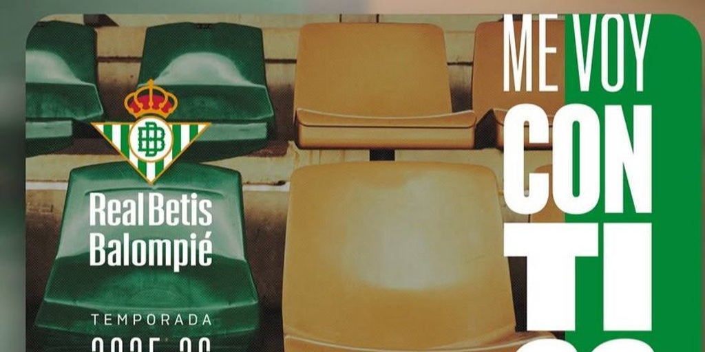 El Betis presenta el diseño del carnet para la temporada 2025-26