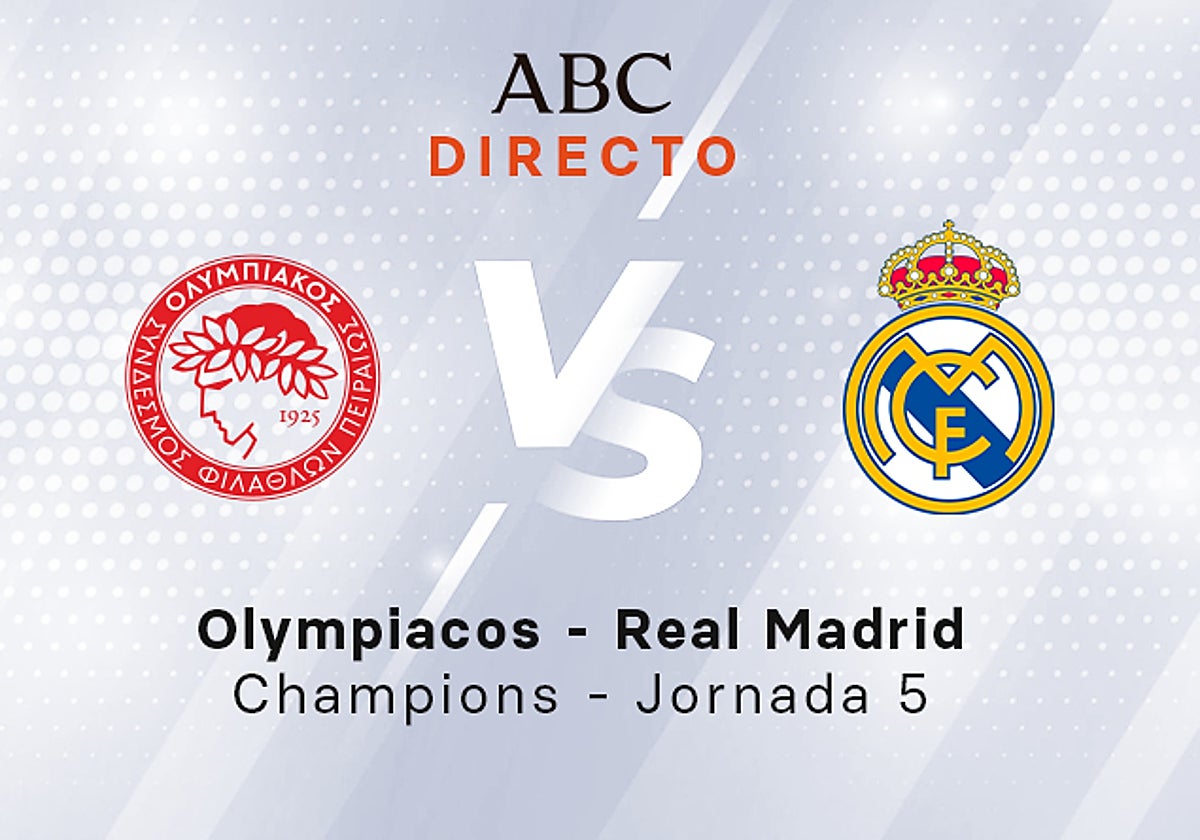 Olympiacos - Real Madrid, en directo: resultado, goles y ganador del ...