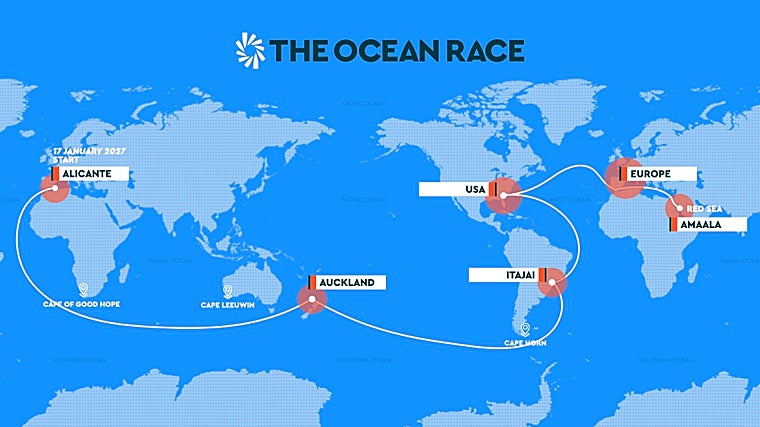 The Ocean Race arrancará desde Alicante con la etapa más larga