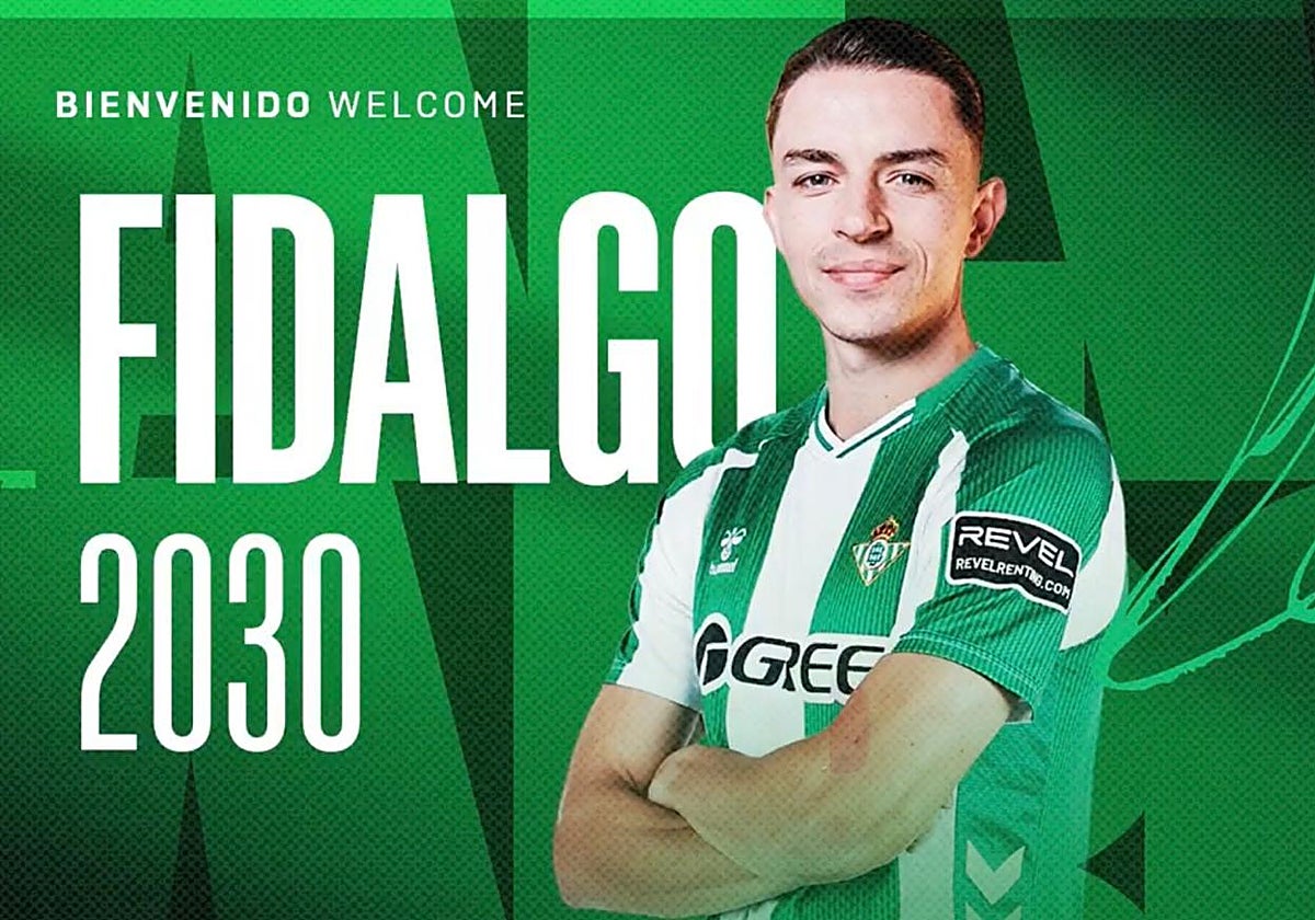 El Betis hace oficial el fichaje de Álvaro Fidalgo hasta 2030