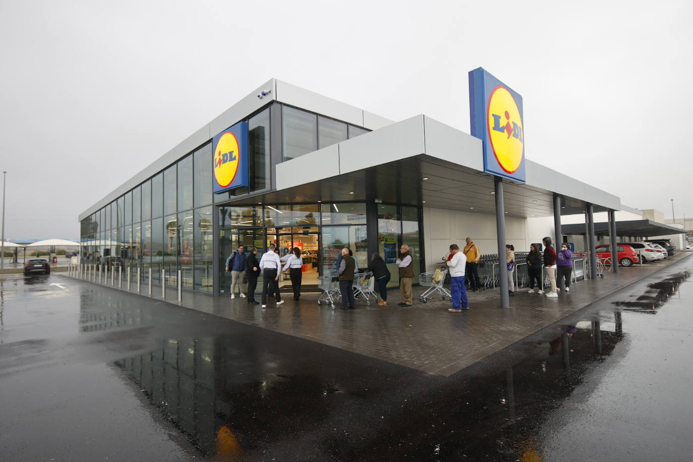 La inauguración del nuevo Lidl de la carretera de Palma del Río, en ...