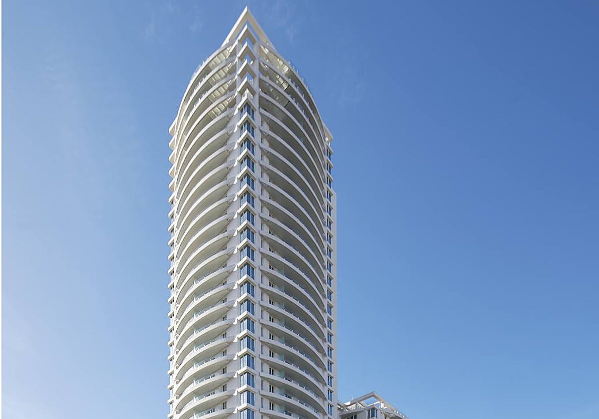 Inauguran la torre Ikon, el edificio residencial más alto de Valencia