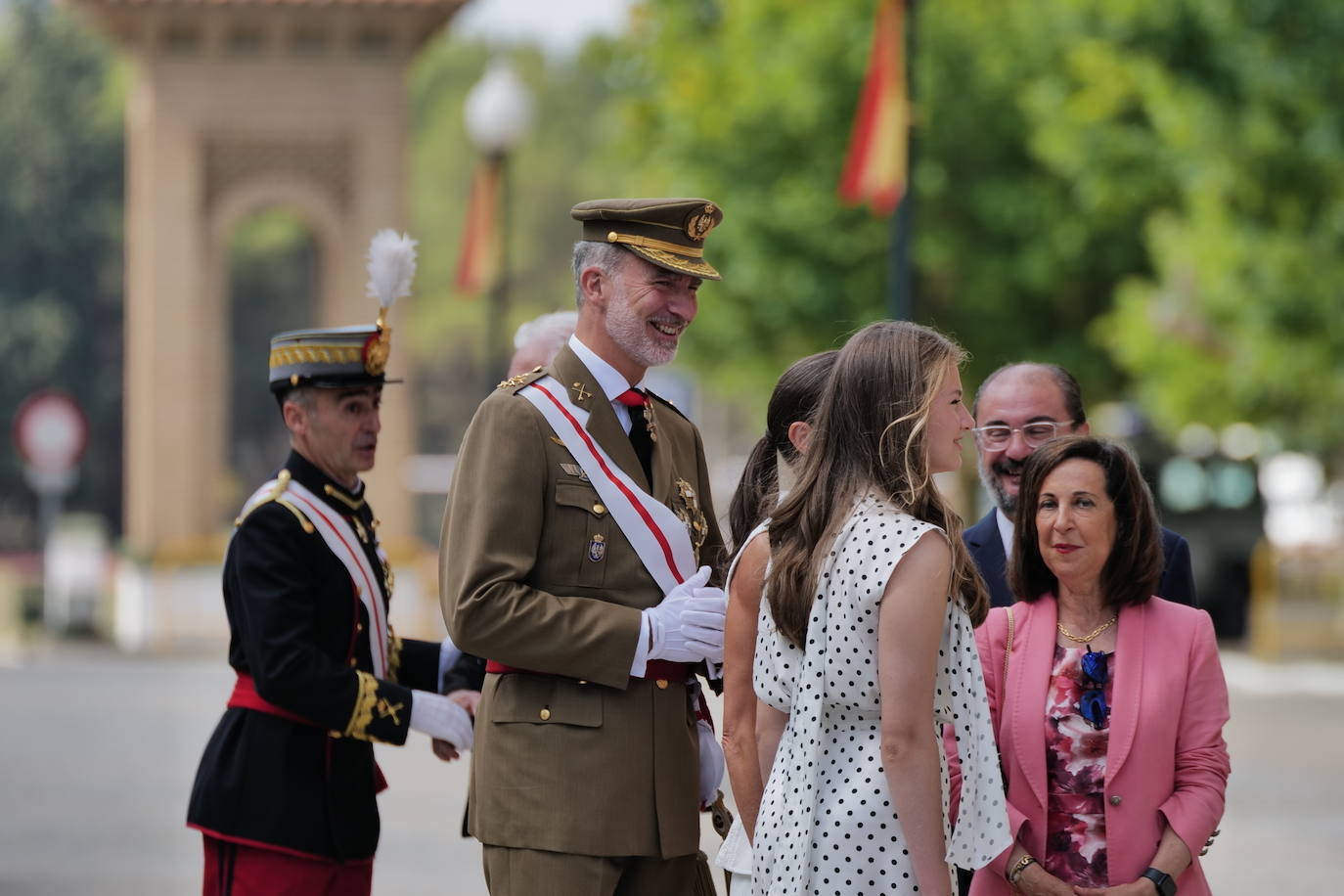 La visita de la Princesa Leonor a la Academia Militar de Zaragoza, en imágenes