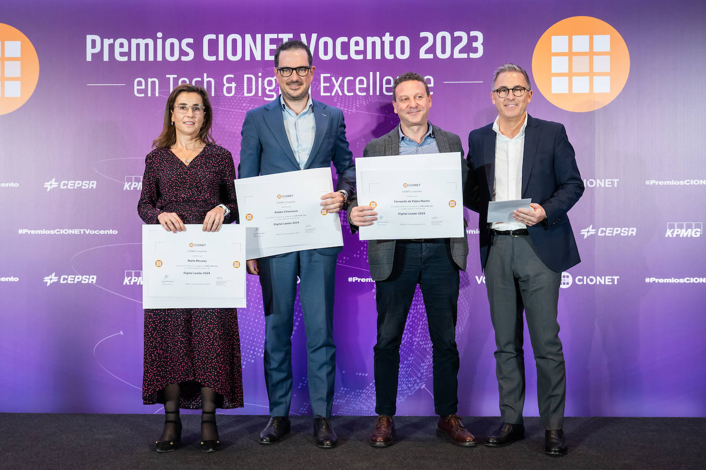 Fotogalería: los galardonados en los Premios Vocento-CIONET 2023