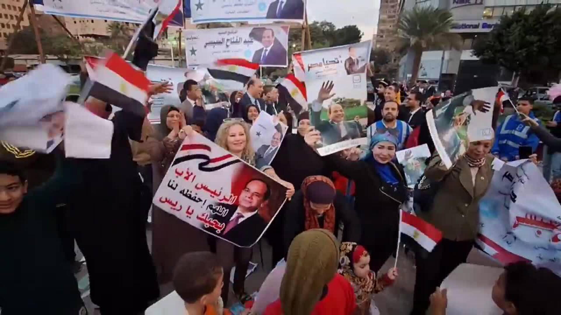 El exmariscal Abdelfatah al Sisi consigue un triunfo electoral aplastante