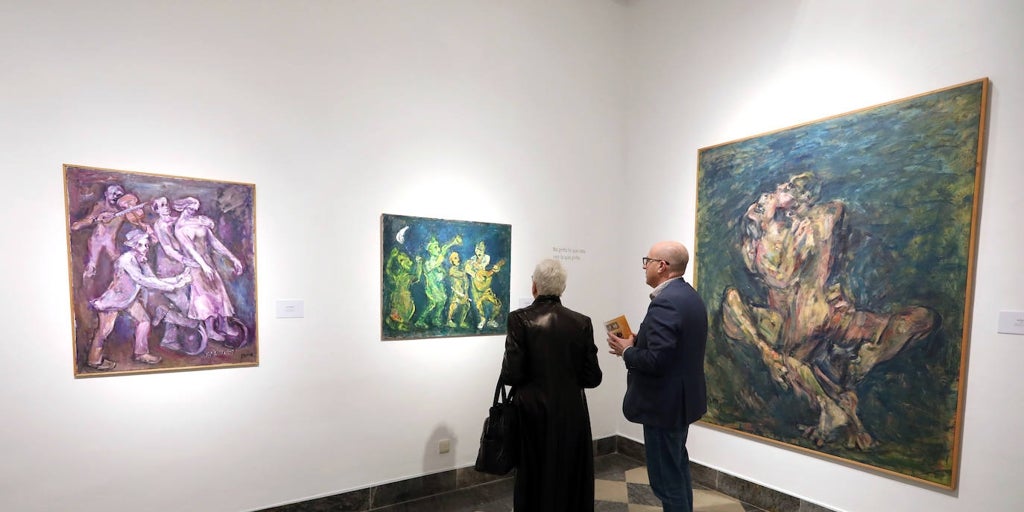Prior reúne en el Museo Santa Cruz obras que repasan 70 años de trayectoria