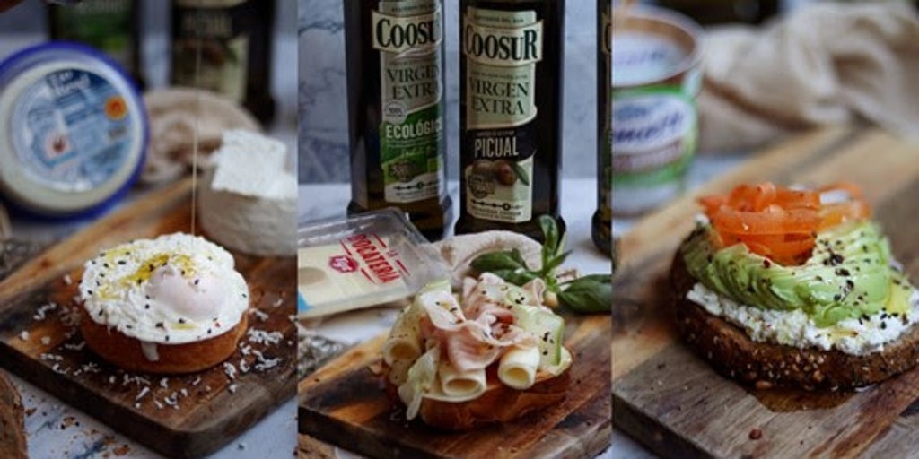 Cinco deliciosas tostadas con queso y aceite de oliva para desayunar ...