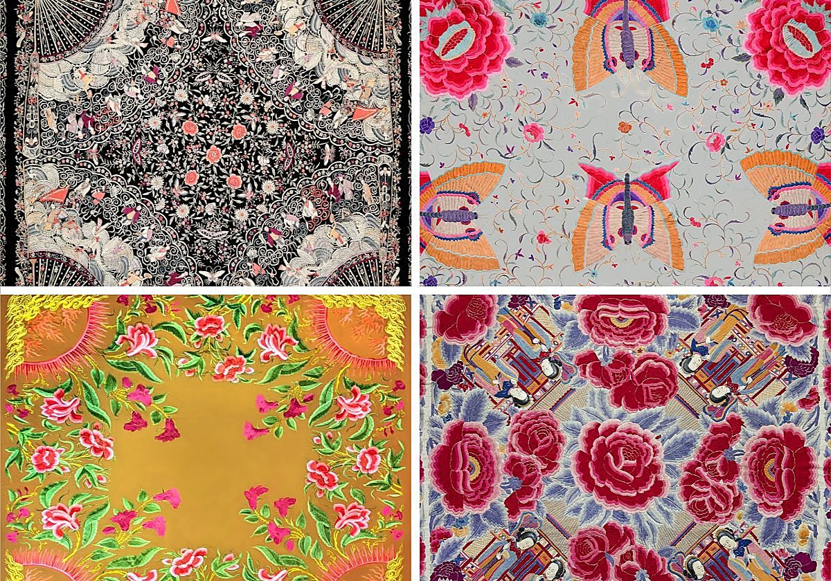 Exposición sobre los mantones: los hilos de seda que tejieron redes ...