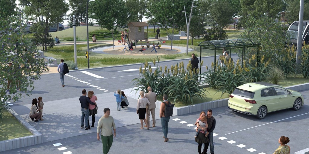 Un bulevar verde tan ancho como la Castellana para conectar los nuevos ...