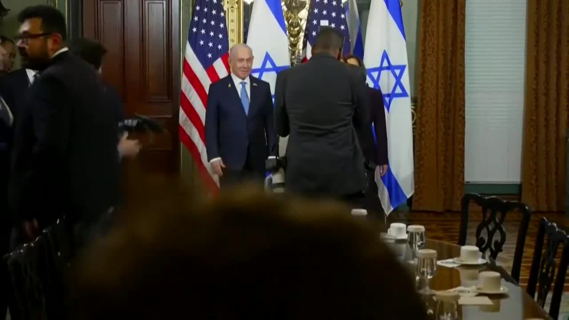 Kamala Harris recibe a Netanyahu con un breve saludo: "Tenemos mucho de ...
