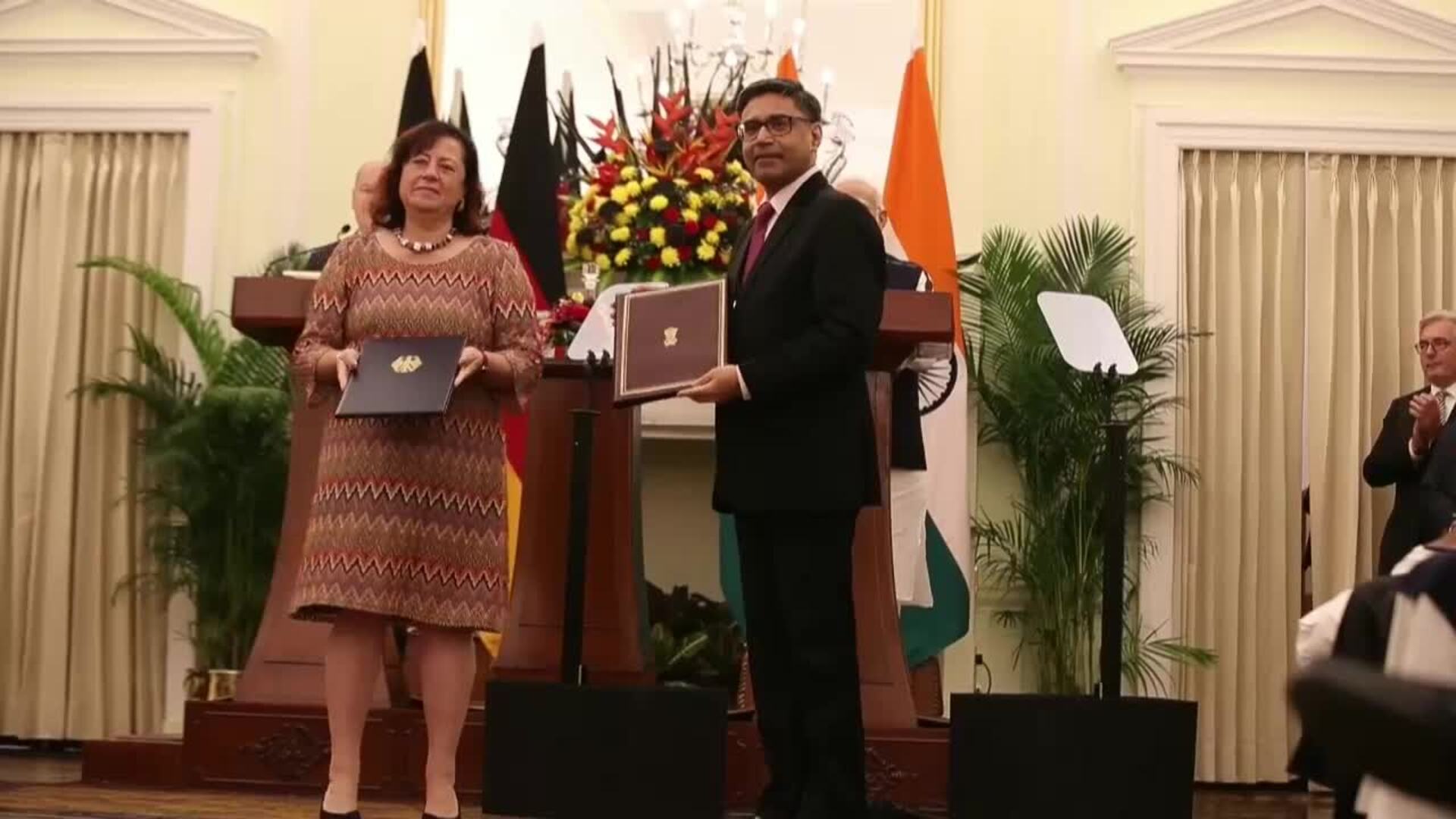 Imágenes del encuentro entre el primer ministro indio y el canciller ...