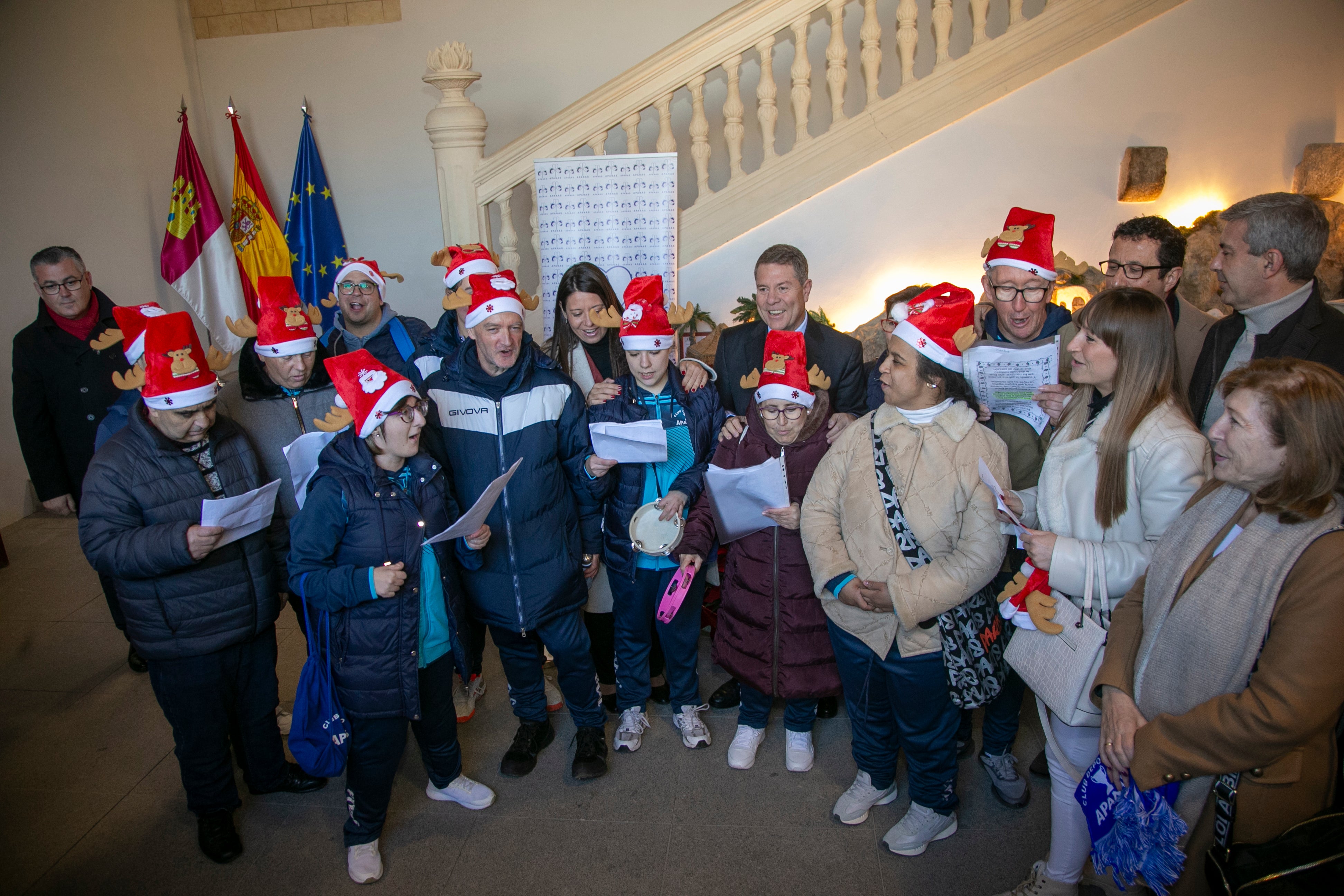 Las imágenes del belén de Apanas en el Palacio de Fuensalida