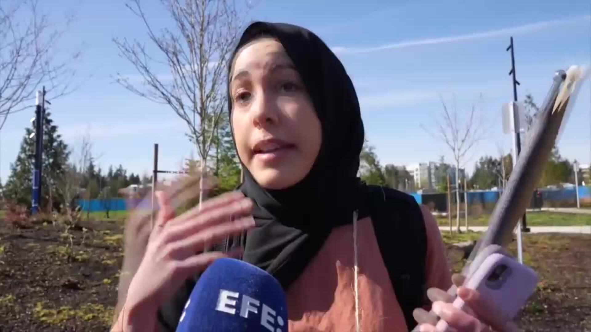 Ibtihal Aboussad: "Nos negamos a escribir código que mate a palestinos”