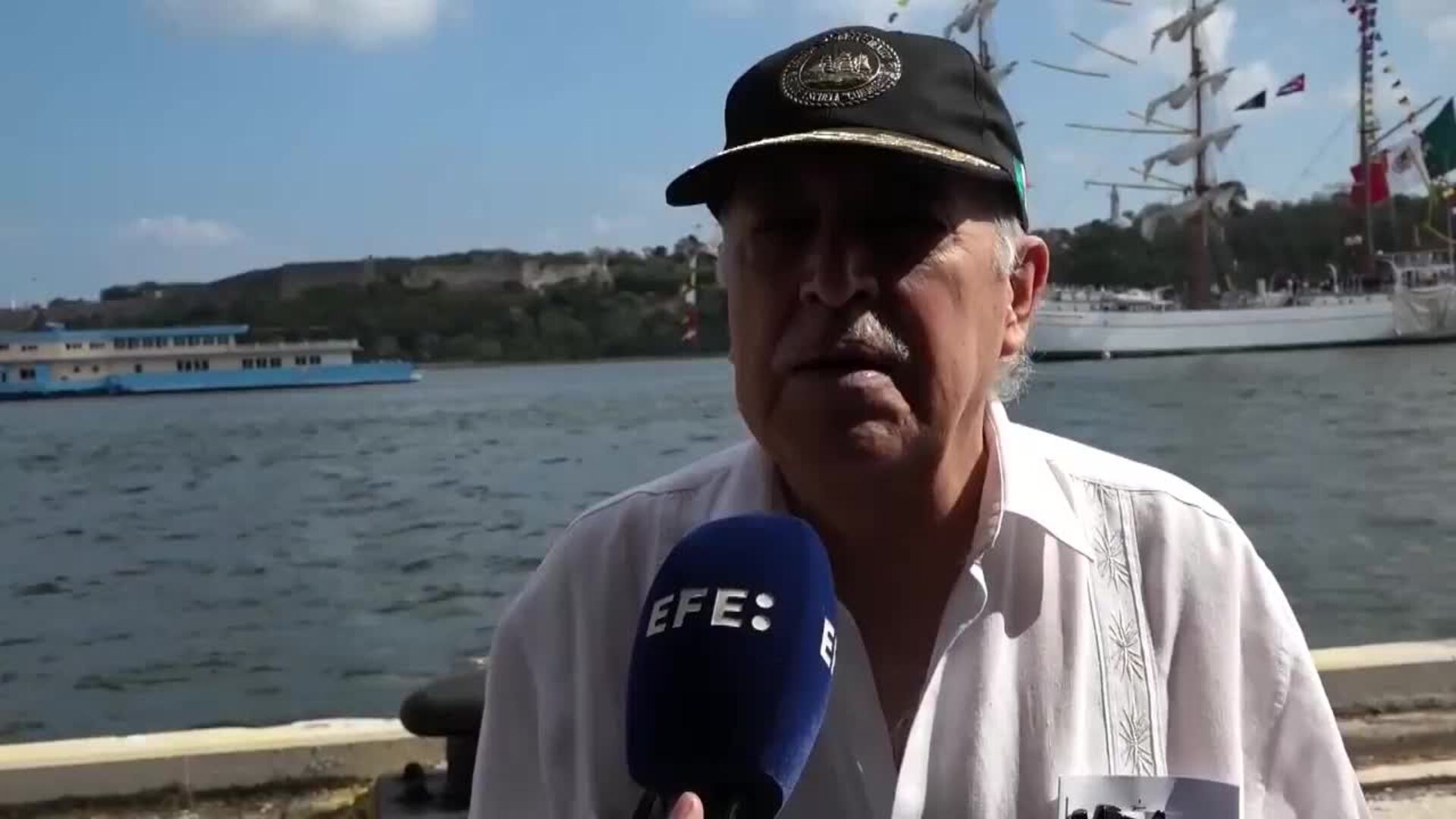 Atraca el buque escuela Cuauhtémoc de la Marina mexicana en La Habana