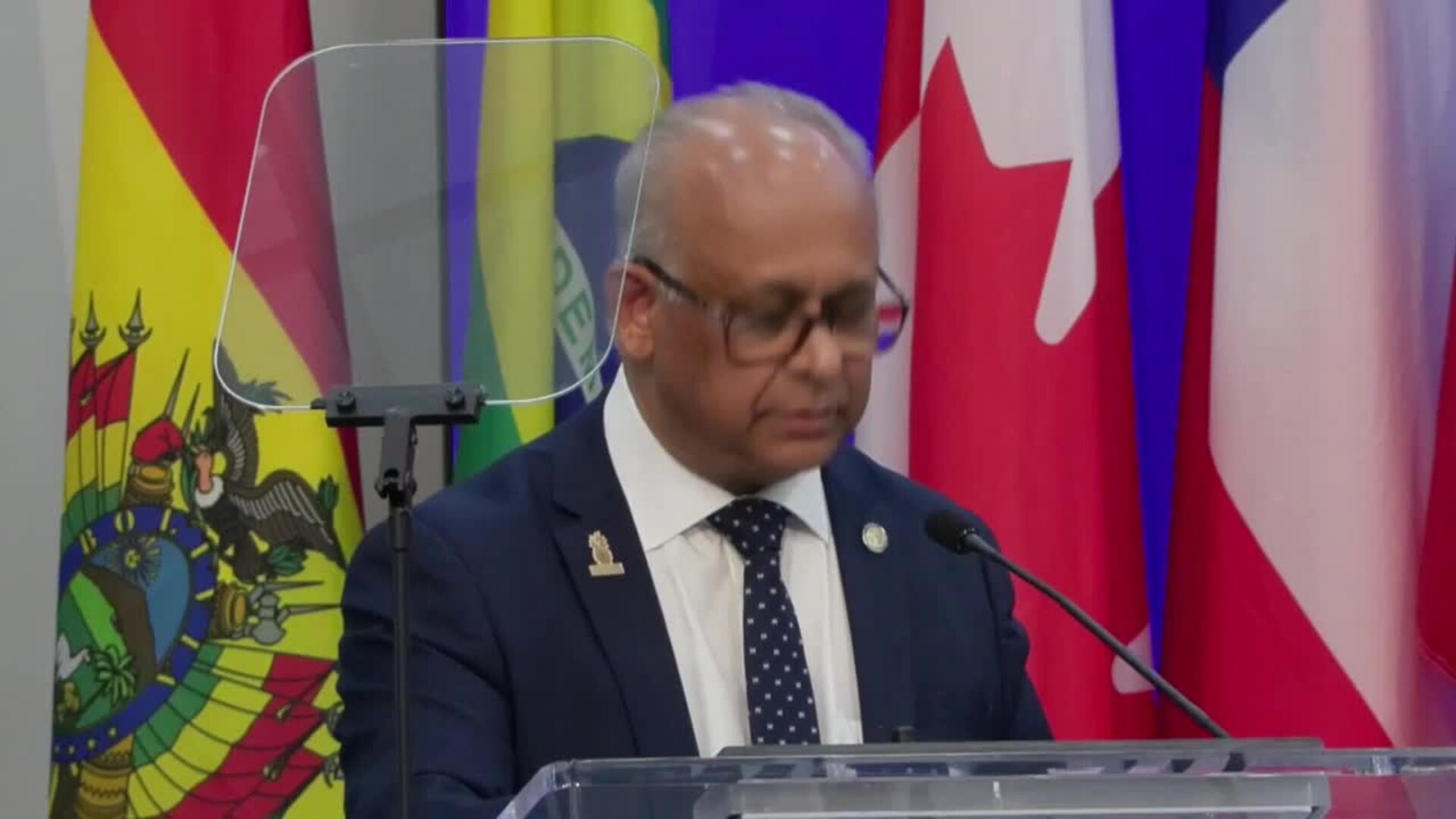 Albert Ramdin llama a la paz en Oriente Medio durante Asamblea OEA