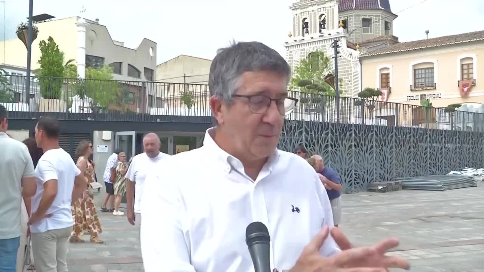 Patxi López reprocha la "enorme falta de institucionalidad" de Feijóo