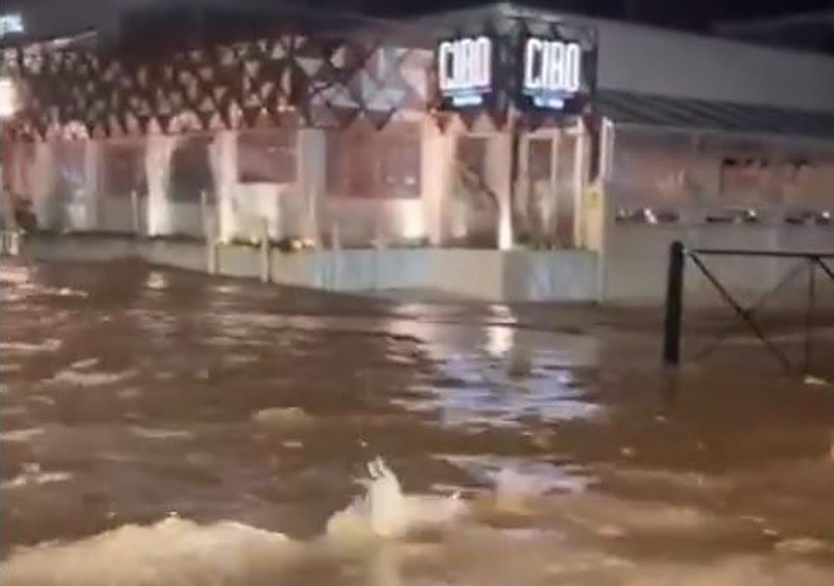 El temporal deja graves inundaciones en Cártama con la crecida ...