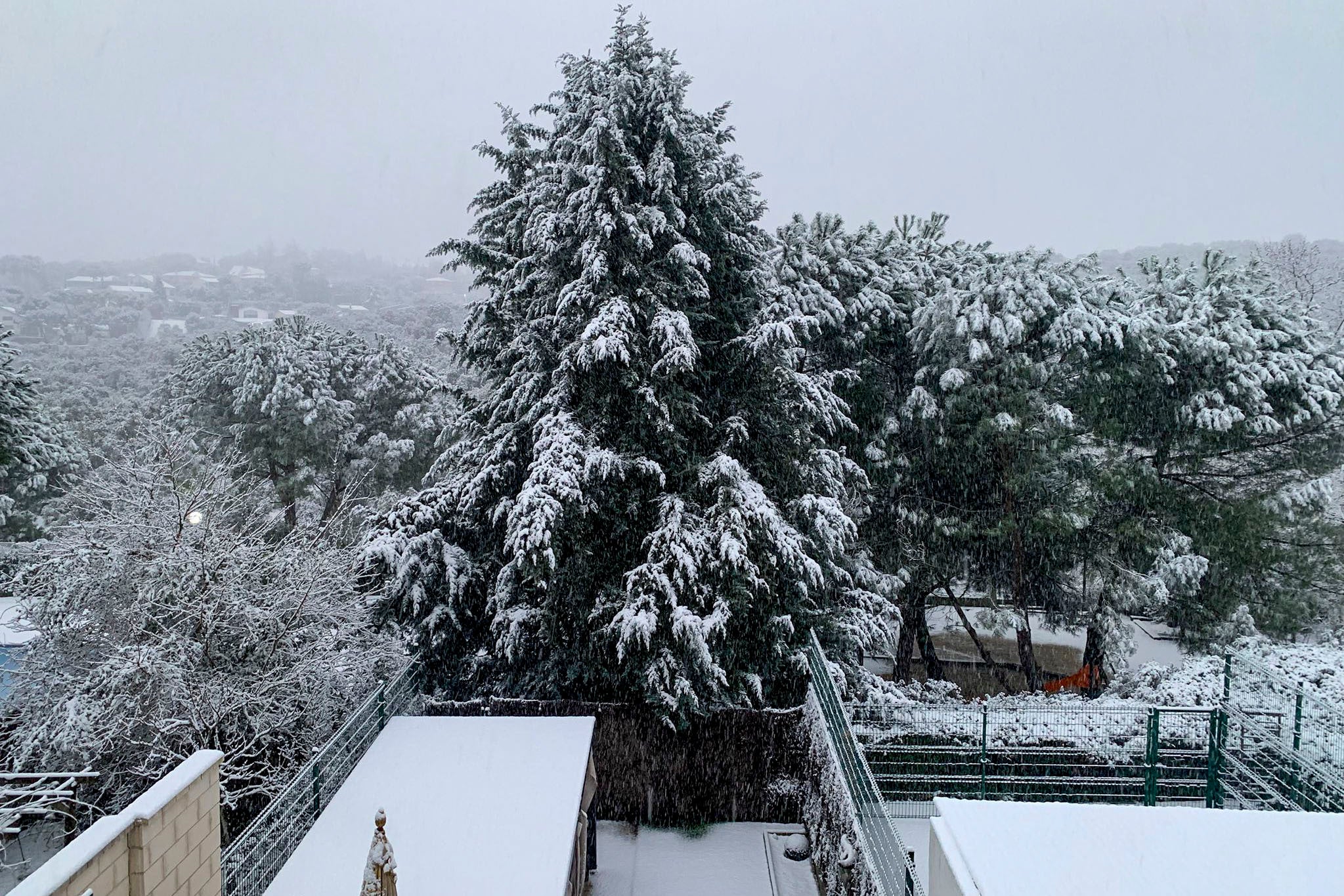 El temporal de nieve en Madrid, en imágenes