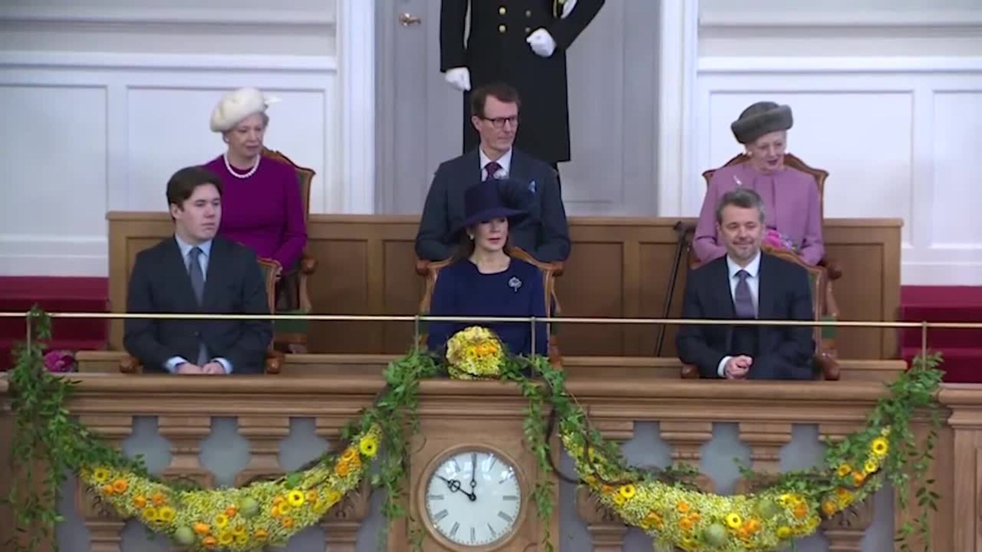 Primer acto oficial de los reyes Federico y Mary de Dinamarca