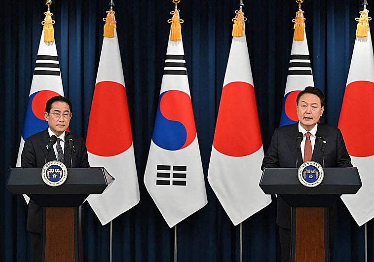 Japón y Corea del Sur encauzan su relación ante la hostilidad global