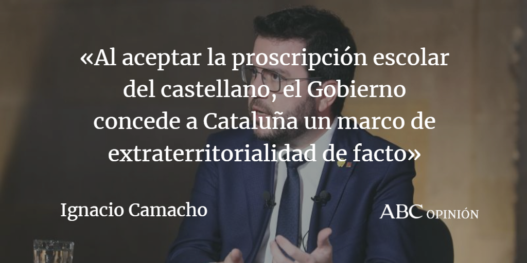 Ignacio Camacho: Extraterritorialidad