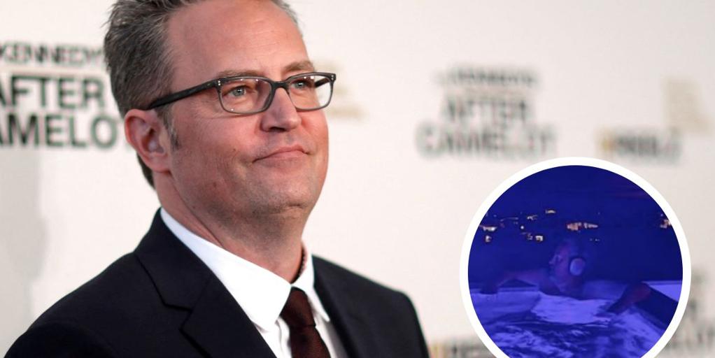 La última imagen que publicó Matthew Perry fue en el jacuzzi de su casa ...