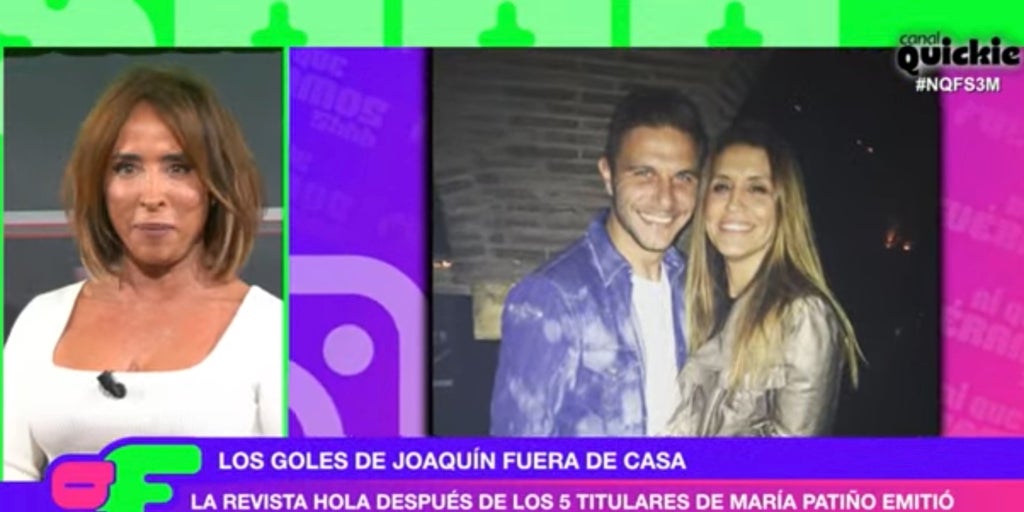 María Patiño's ultimatum to Joaquin after his denial: "Call me and you ...