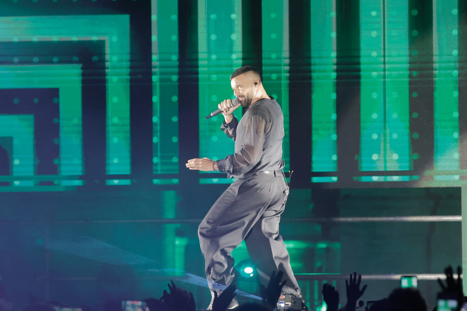 Ricky Martin revoluciona la Plaza de España de Sevilla