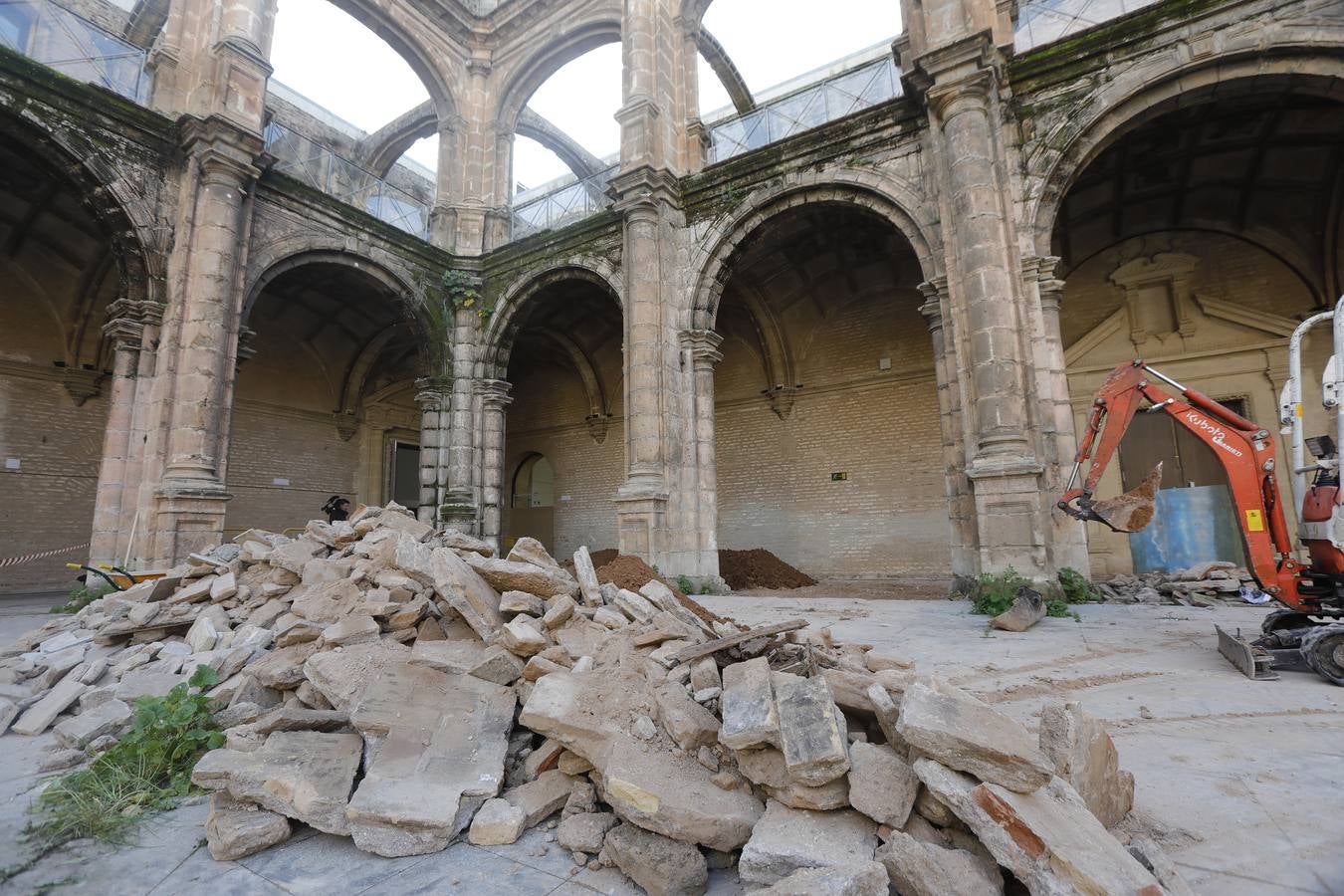 En imágenes, comienzan las obras de restauración del Monasterio de San ...