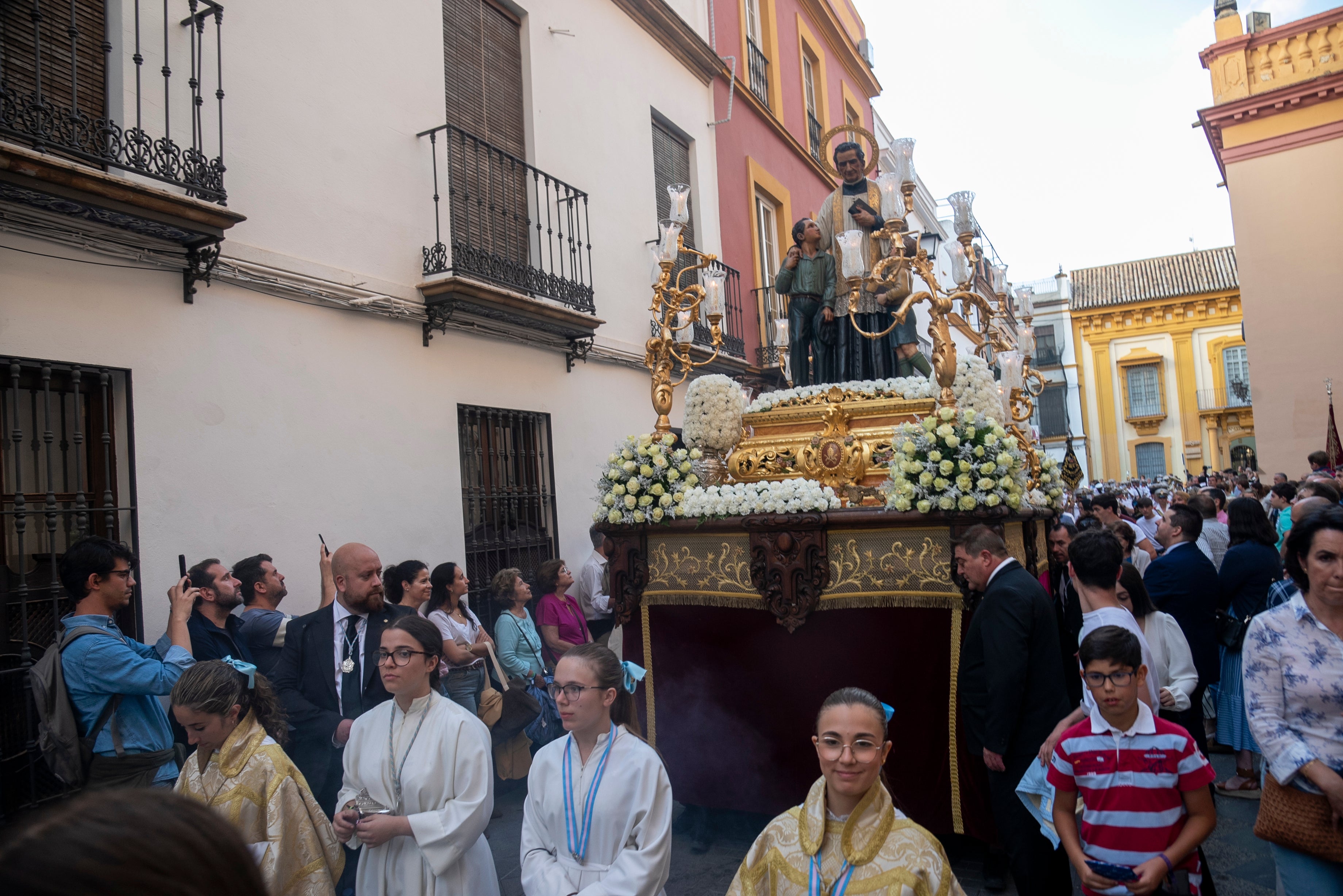 Las imágenes de la procesión de María Auxiliadora de Triana