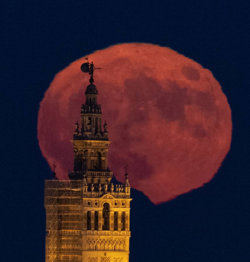 En imágenes, la vistosa belleza de la superluna del esturión sobre los ...