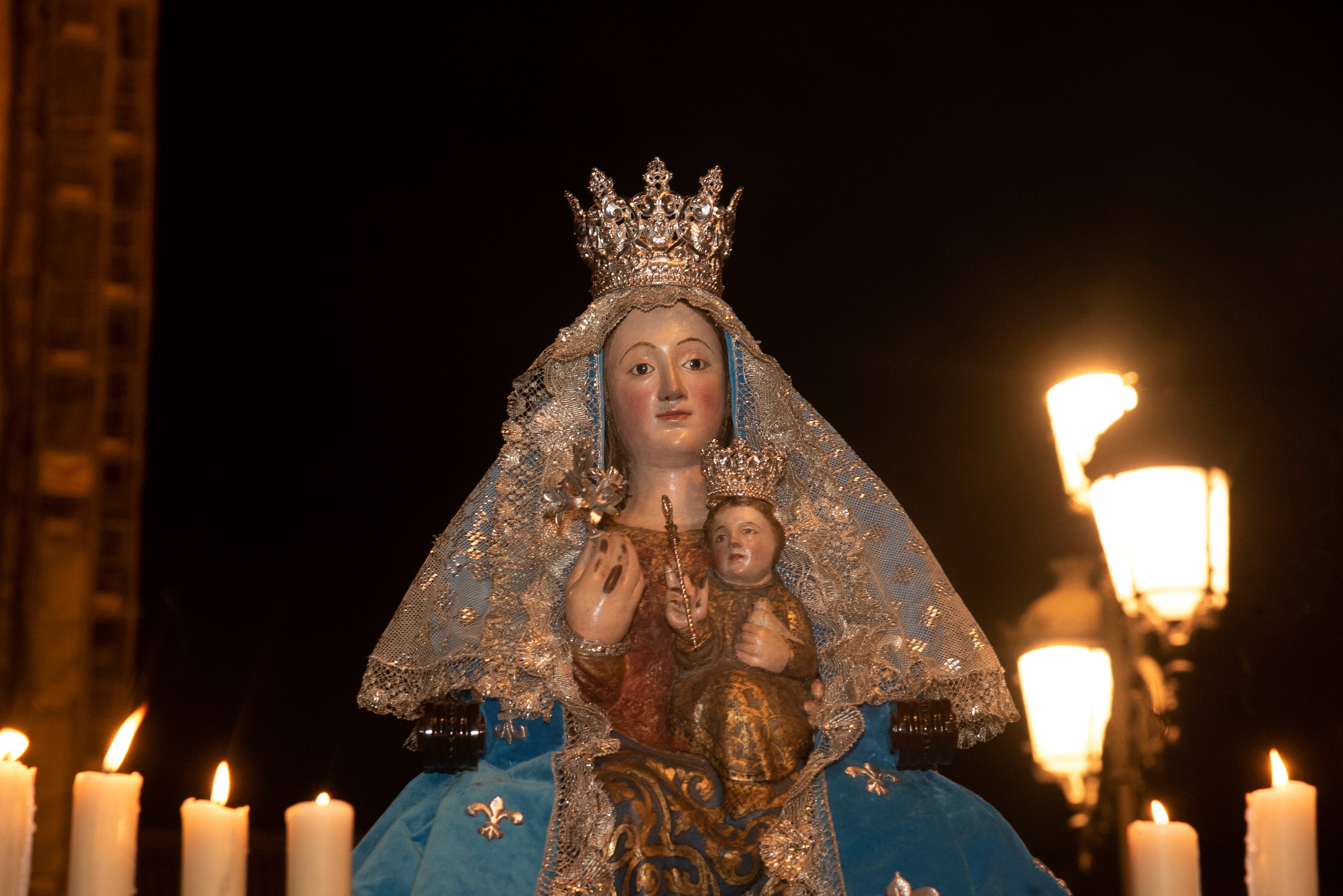 La Virgen de Valme a su llegada a la Catedral