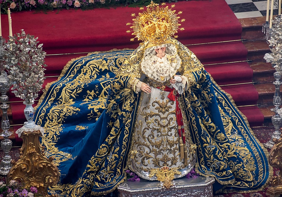 La Virgen de la Salud del Santo Ángel saldrá en paso el Sábado de ...